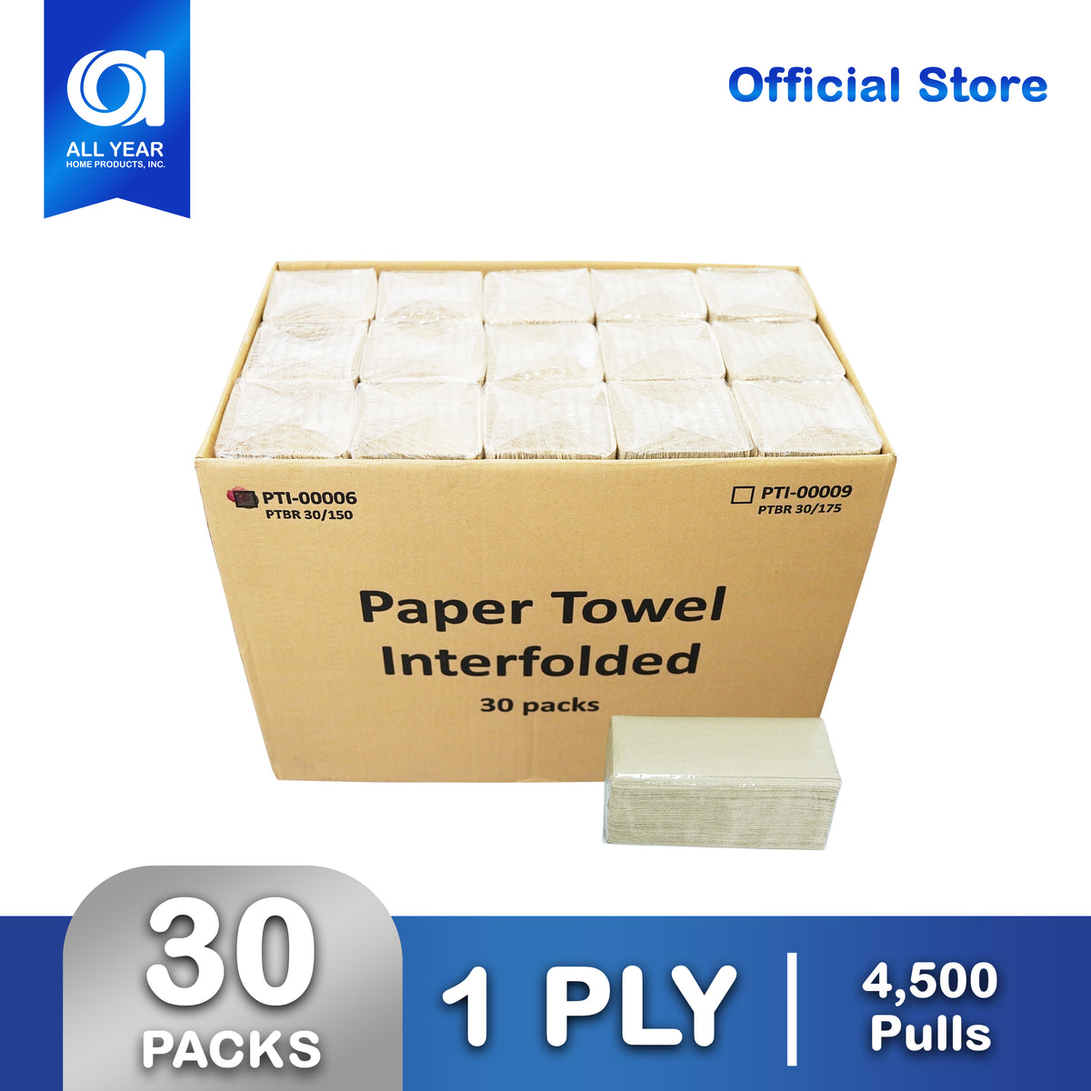 Evergreen Paper Towel Brown Grade 1 Ply 150 Pulls x 30 Packs – Need Tissue?