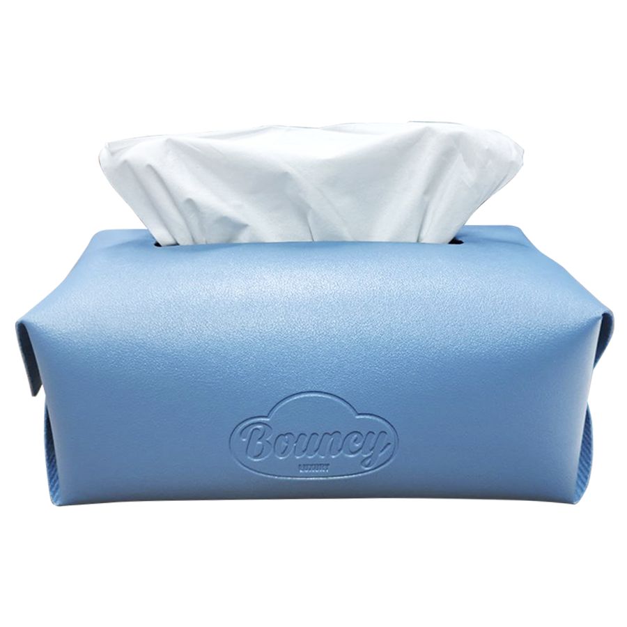 Bouncy Facial Tissue Refill 3 Ply 140 Pulls x 3 Packs with Free Leathe ...